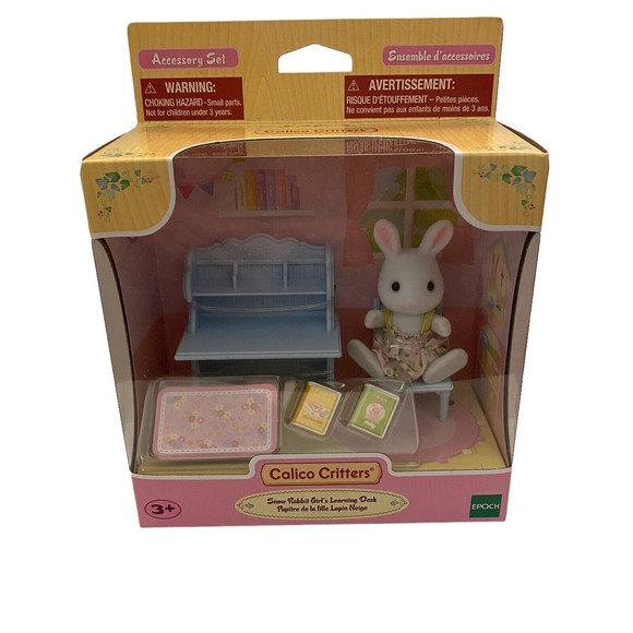 Toys | Calico Critters Epoch Sylvanian Families Snow Rabbit Girls ...